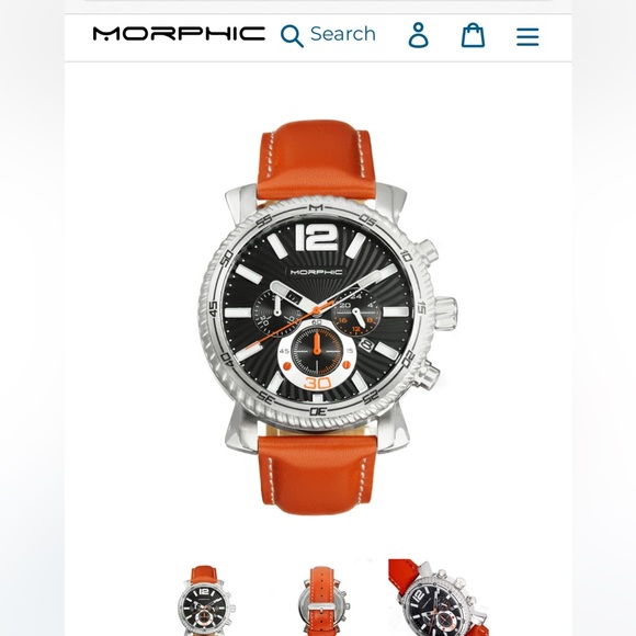 morphic | Accessories | Morphic M89 Series Quartz Black Dial Mens Watch Mph894 | Poshmark